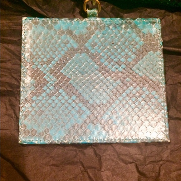 Versace | Bags | Gianni Versace Embellished Python Clutch Bag | Poshmark